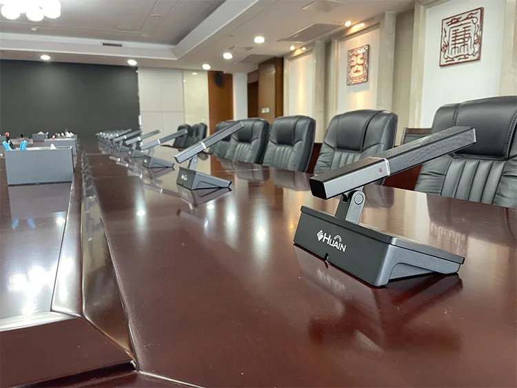 Custom logo HUAIN Speech Wired Discussion Device Conference System with ...