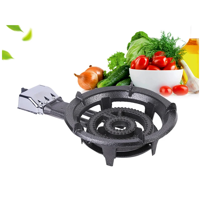 Chinese Kitchen Camping Cooking Burner High Pressures Cast Iron Gas Wok ...