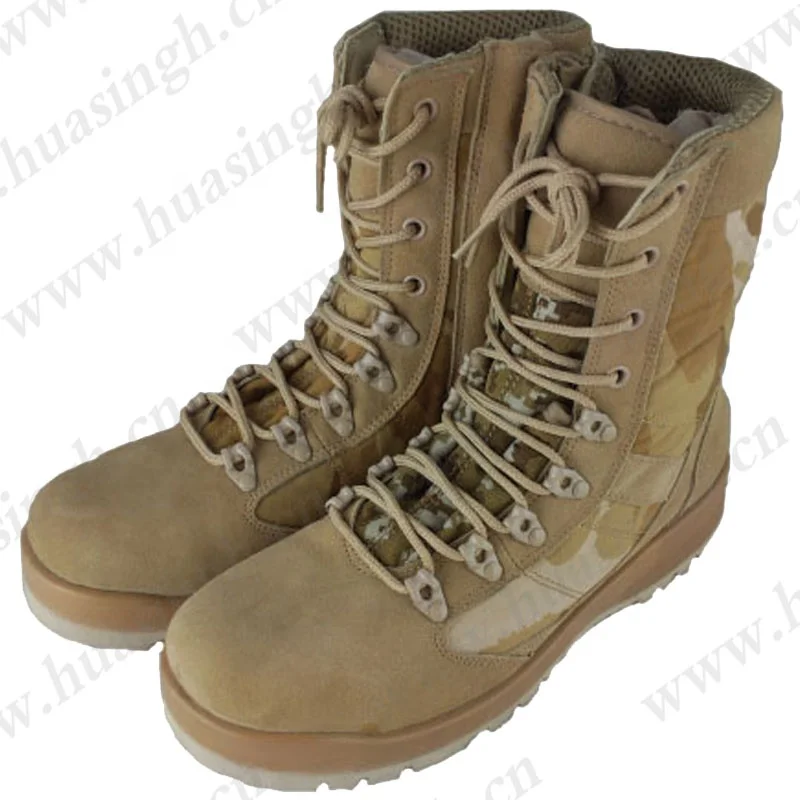 Wyx,Qatar Market Popular 8 Inch Sand Color Combat Boots Hidden Magic ...