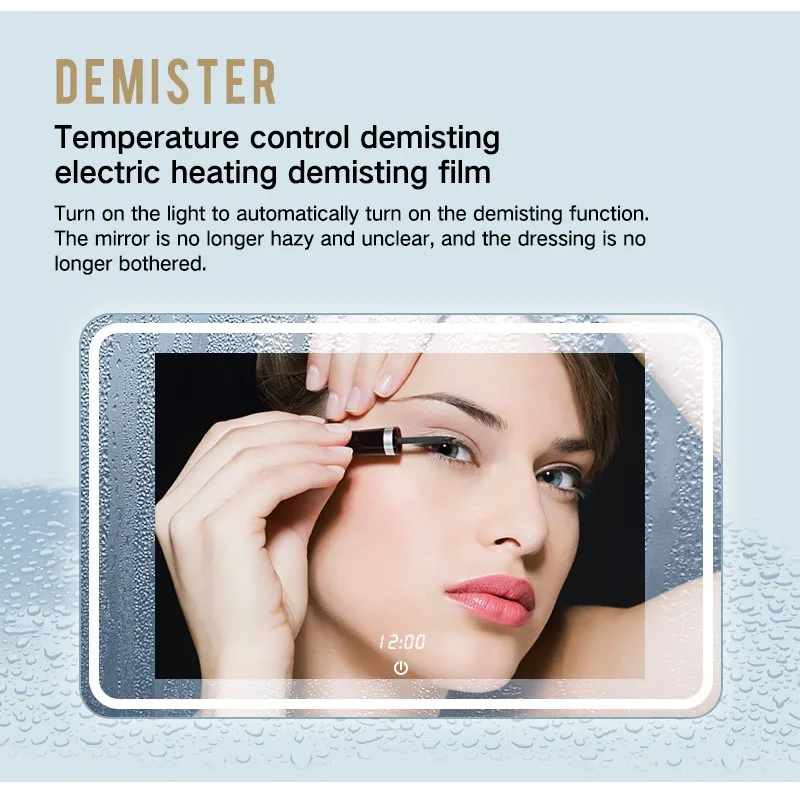 Modern Smart Full Length Dressing Mirror With Lights Touch Sensor Wall ...