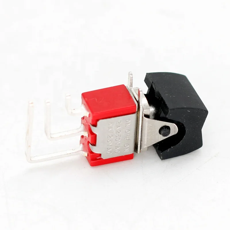2A 250V Mini Rocker Toggle Switch ON-OFF-ON 3 PIN 3 Position High ...