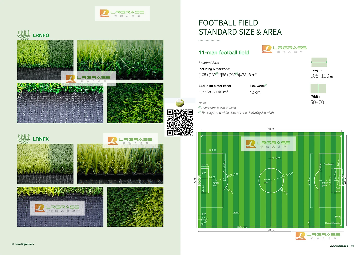 50mm Filling Type Football Field Synthetic Grass Carpet Green ...