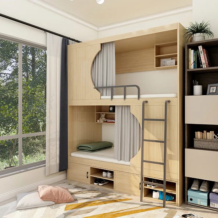 Space-saving Bunk Bed for School Dormitories - Senjee