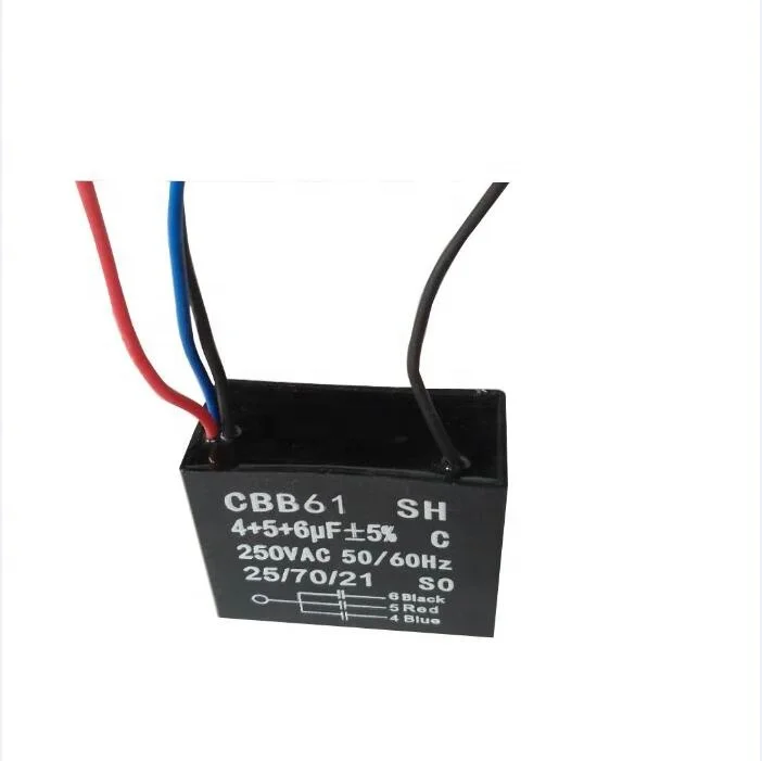 1uf 450v 4pin Cbb61 Black Electric Start Capacitor Retekool Brand For ...