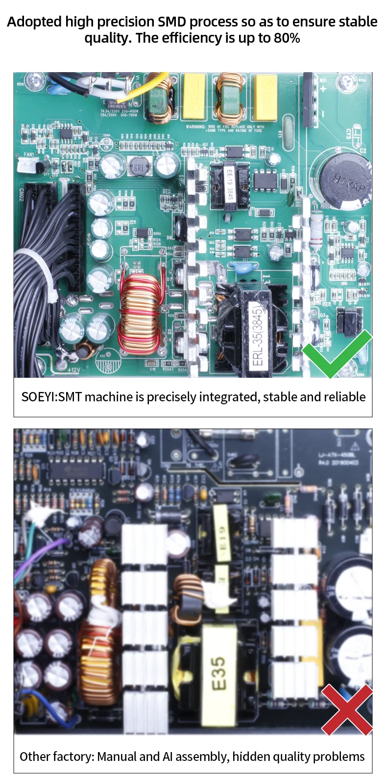 Soeyi Rgb 450w 500watt Psu 80 Plus Bronze Optional Semi Modular Fully ...