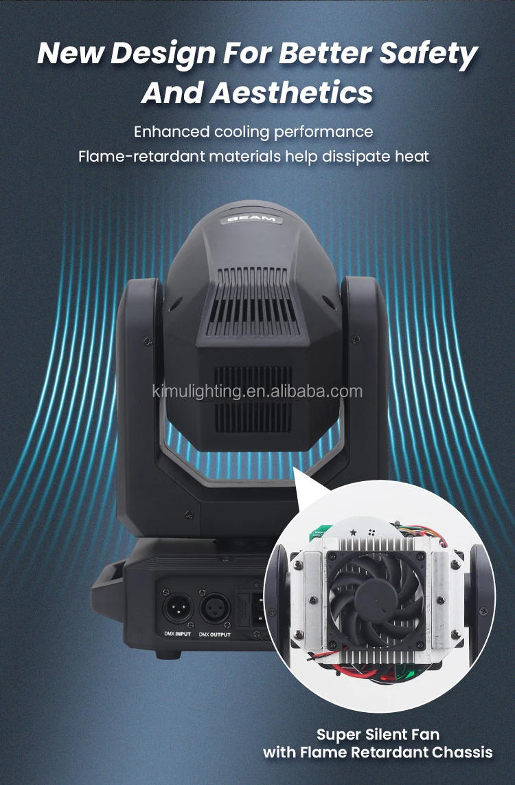 200W Dj Moving Head Light - Gobo Spot Beam LED Disco Light