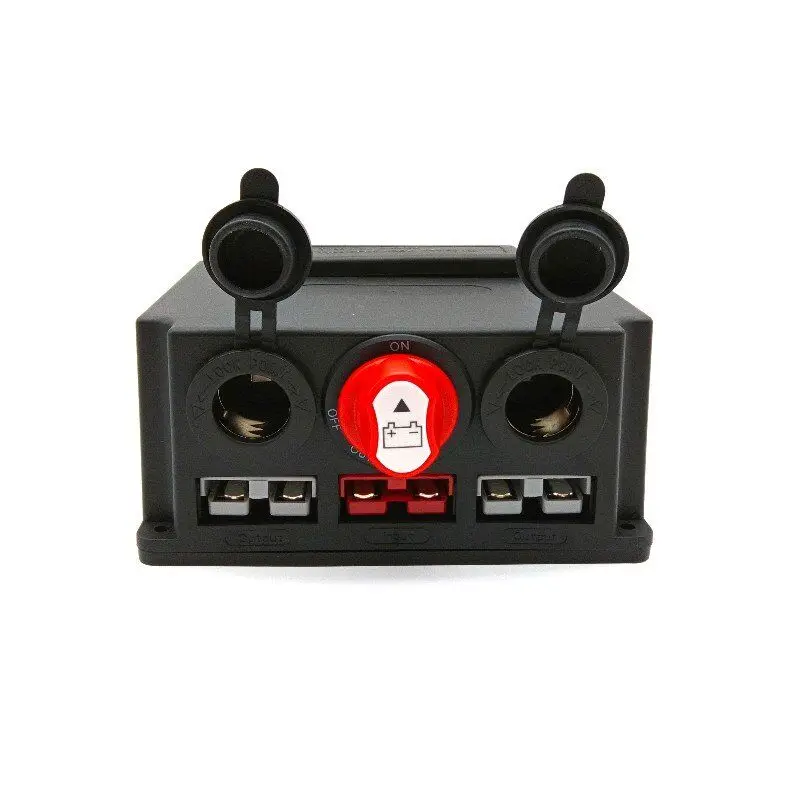 12V Mini Power Box - Dual USB Charger with Battery Control