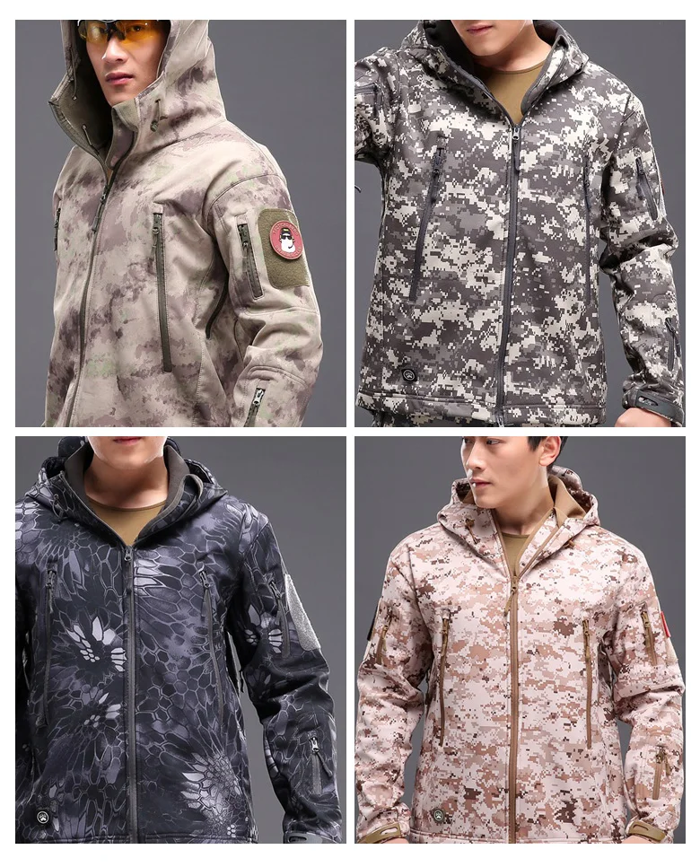 Custom High-Quality Jacket - Camouflage Clothing for Men