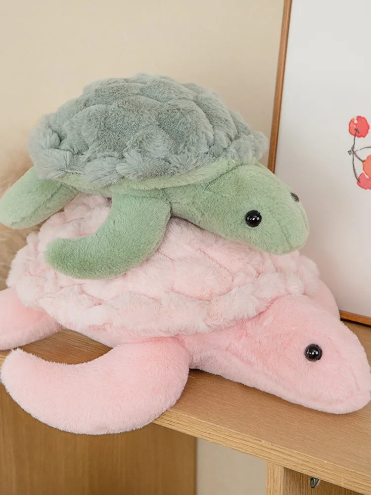 28cm/11in Cute Turtle Plush Toy Soft Stuffed Marine Animals Kawaii Sea ...