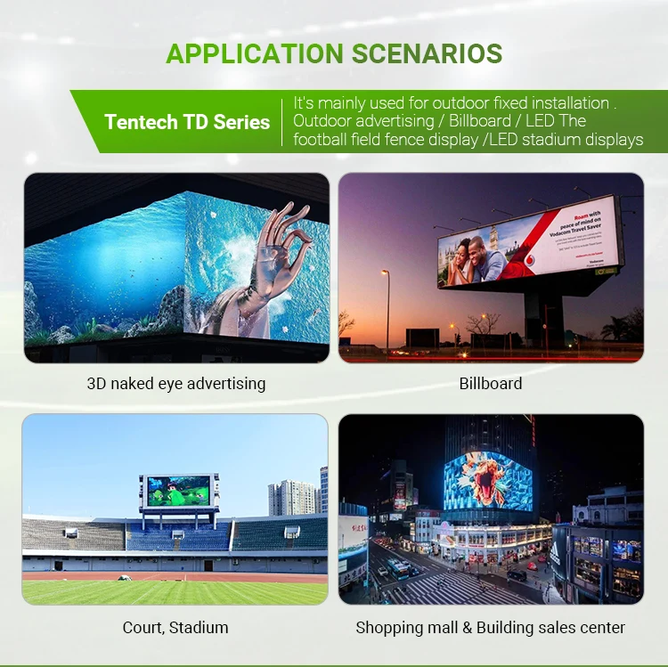 Tentech 2024 Advertising Billboard Digital Signage Outdoor Video Wall ...