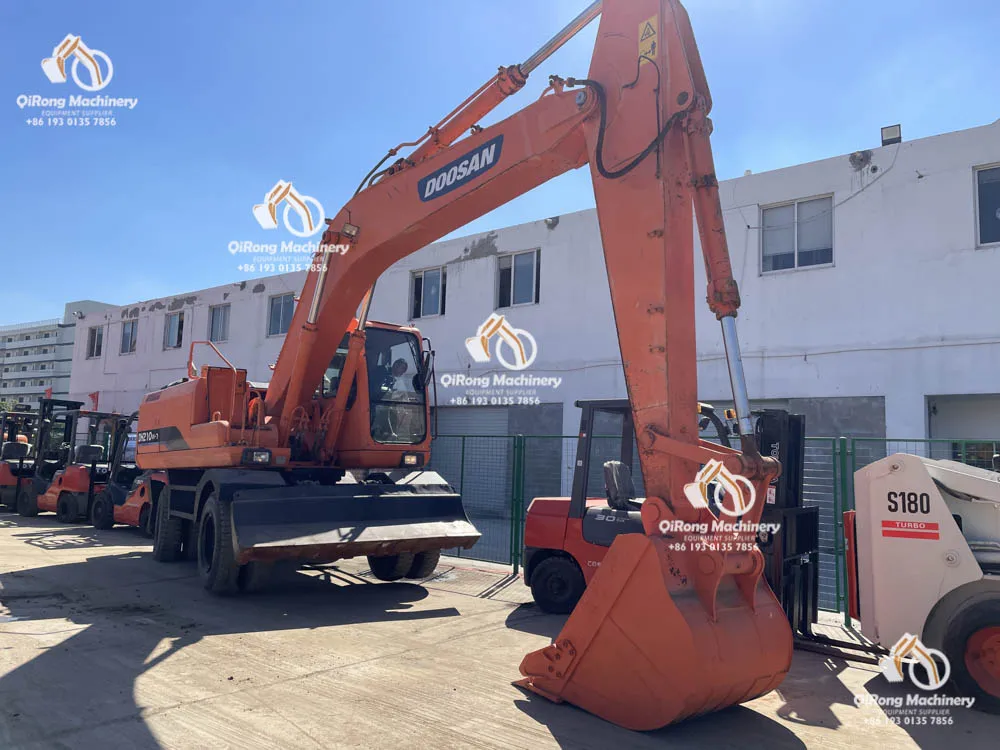 Good Quality Used 21 Ton Wheel Excavator Doosan 210 Dx210w Dx210 ...
