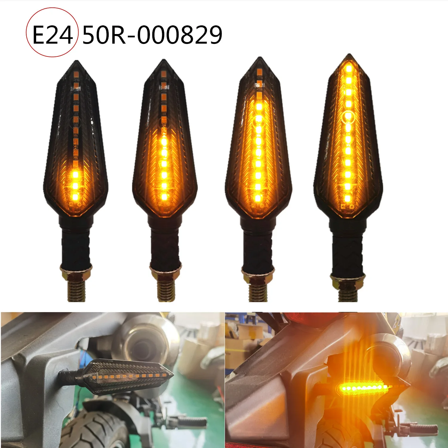 E-marked Arrows Universal Motor Direction Warning Indicators