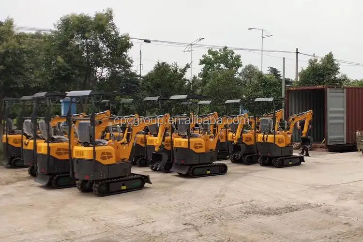 China Micro Mini Compact New Wheel Excav Price - 0.6 TON