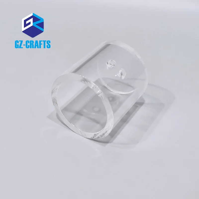 Custom Extrusion Round Acrylic Tube Holder Clear Acrylic Cylinder Tube ...