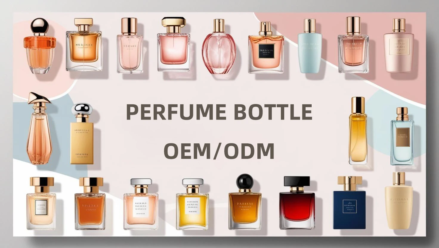 Luxury Recyclable Customized Black Perfume Bottle 50ml