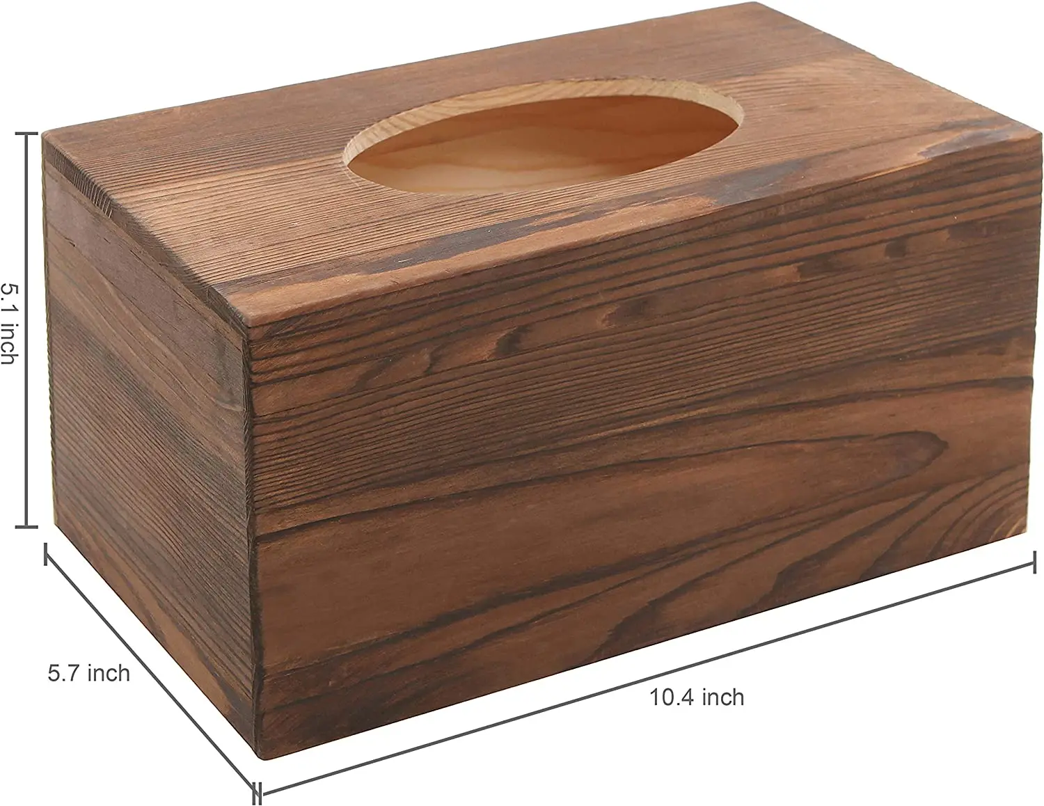 Wood Tissue Box Holder Wooden Tissue Box Holder Unfinished Wood Tissue ...