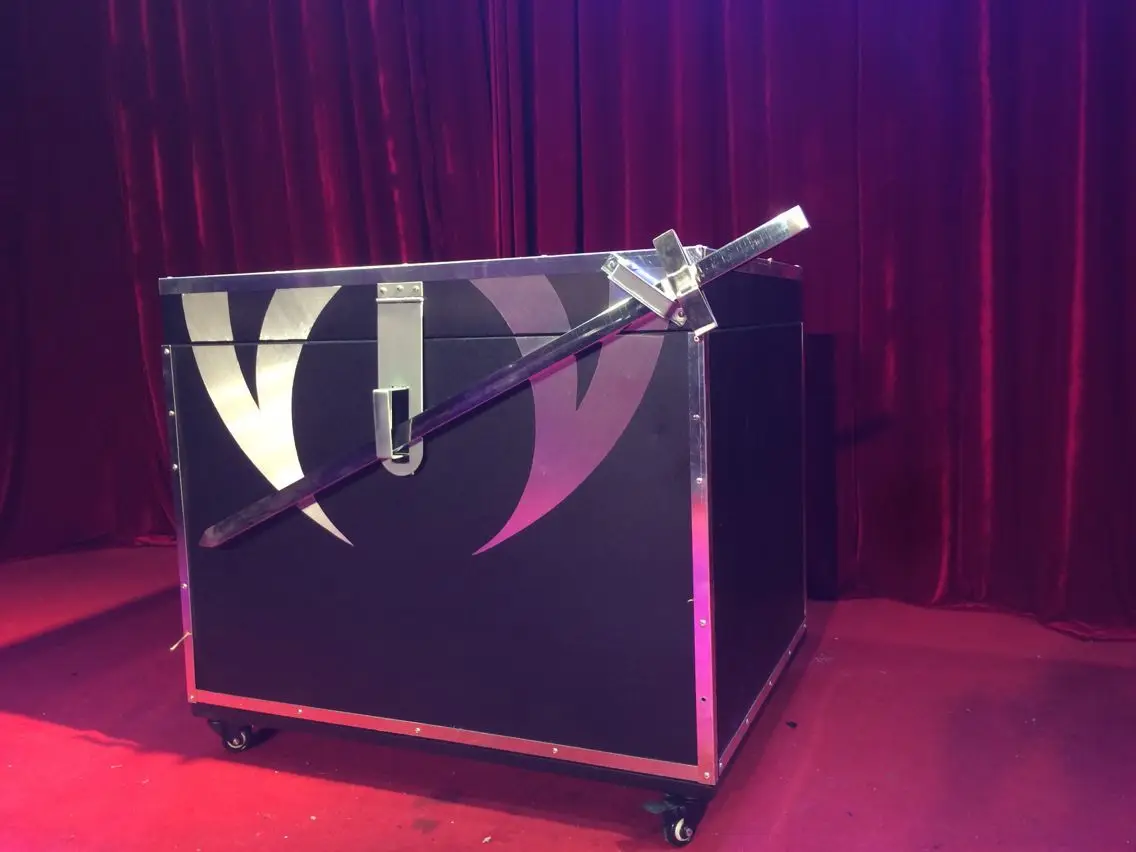 Large Stage Illusions Conjure Up A Human Box Magic Equipment Magic Prop ...