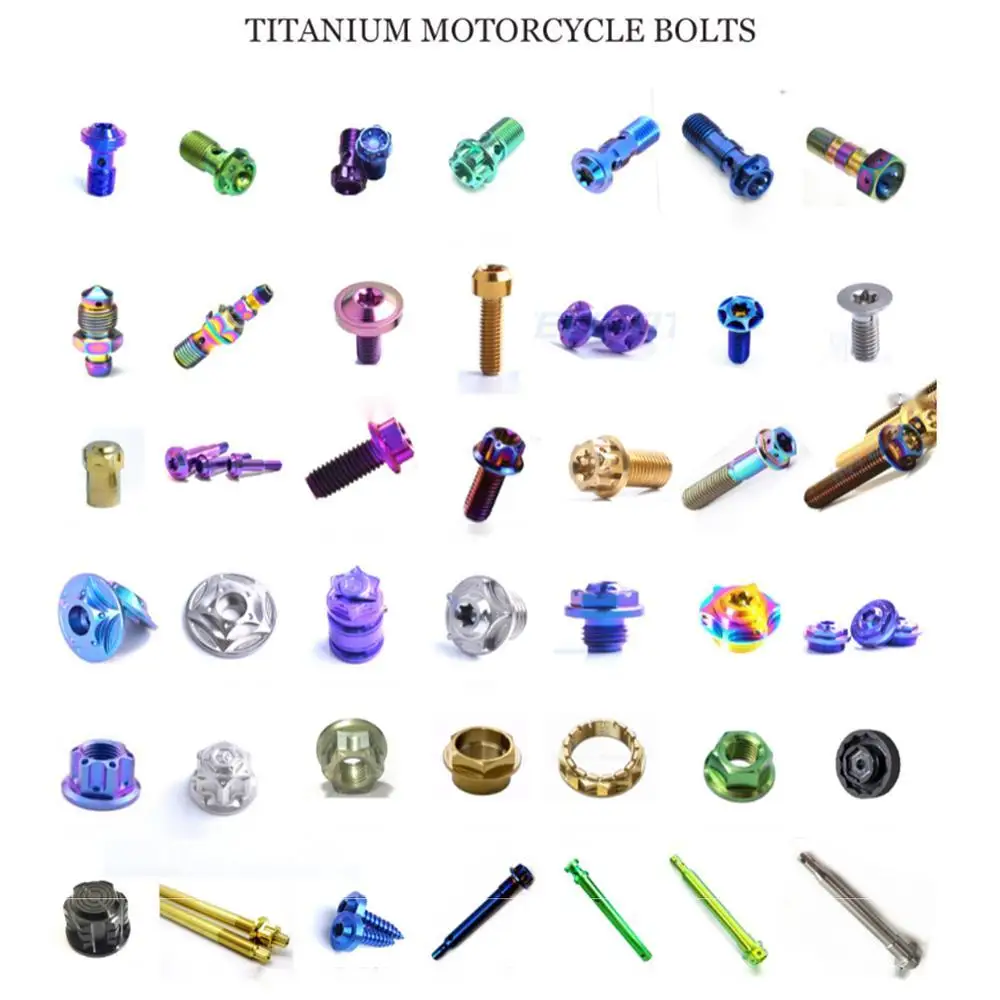 Gr5 M8 M12 M14 Titanium Bolts - Durable & Versatile