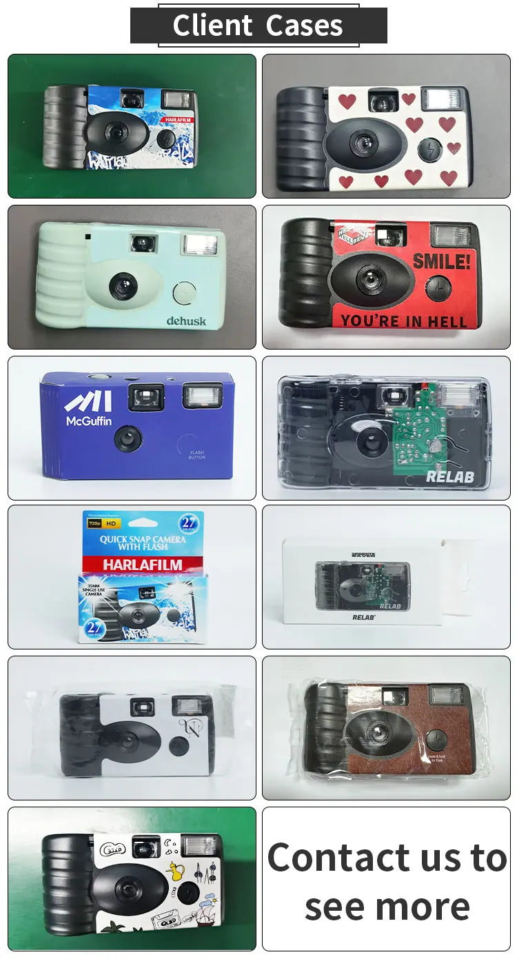 Custom Branded Disposable Film Camera, ISO 400, 18 Exposure, Wholesale ...
