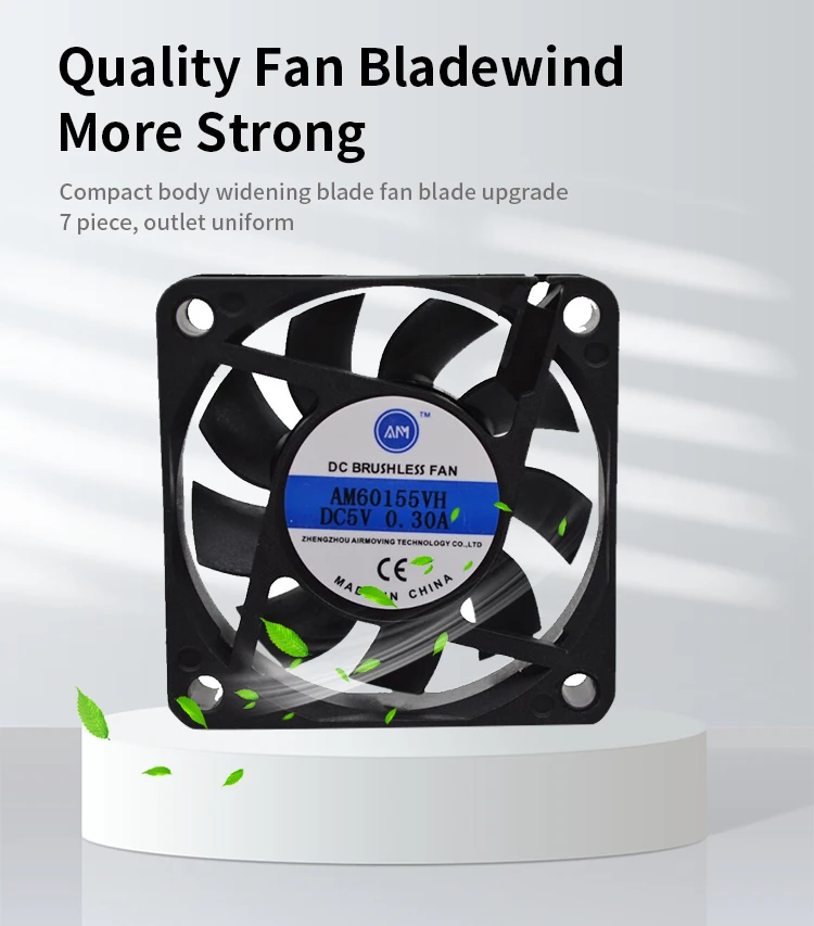 12v 24v 48v Mini Air Cooling Rechargeable Ac Dc Fan 60x60x15mm Sleeve ...