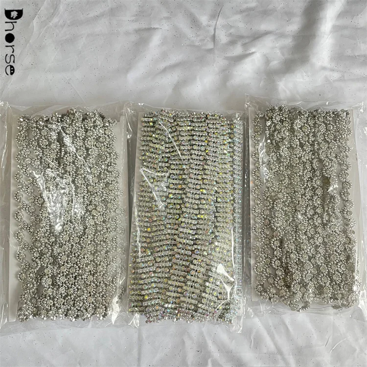 Wholesale Rhinestone Chain Trim Crystal Chain Trim Apparel Accessories ...