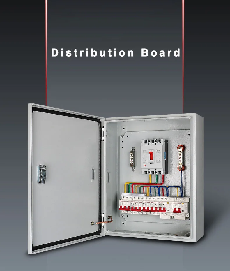 Power 3 Phase Distribution Panel Box - Custom Circuit Breaker