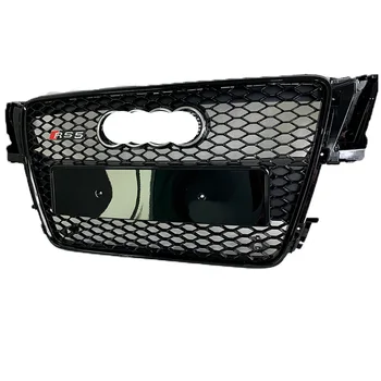 Black Honeycomb Front Grille Rs5 Style Mesh Grille For Audi A5 B8.5 ...