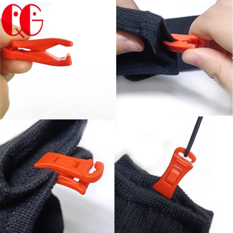 Colored And Small Plastic Clip For Id Card /bag - Buy Plastic Clip ...