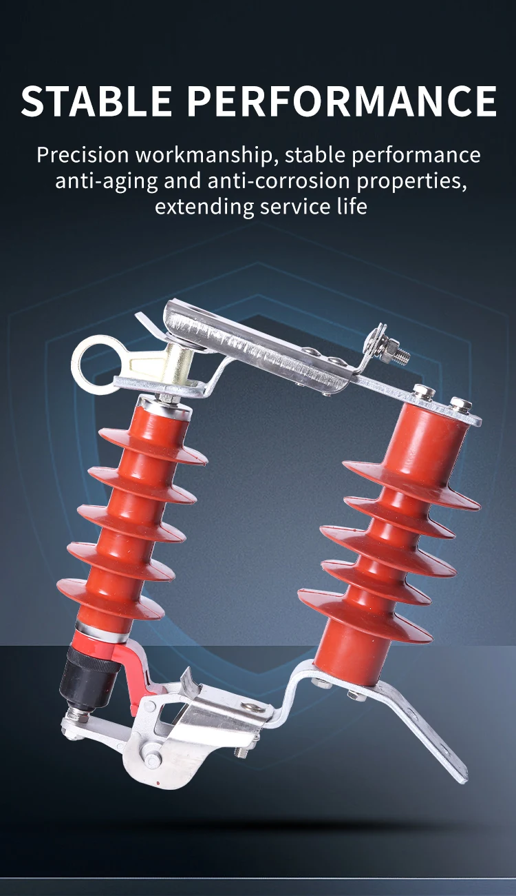 Dropout Fuse Pole Mounted Type 15kv 100a High Voltage Polymer Insulator ...