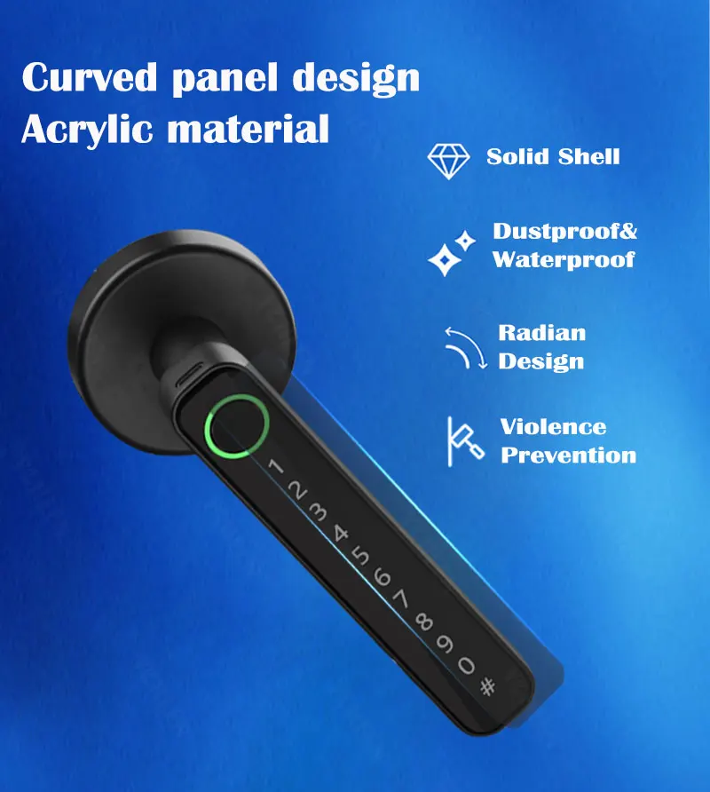 Tuya Smart Digital Door Lock - Secure Biometric Fingerprint