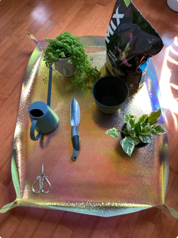 Transparent Plants Potting Tarp - Perfect for Repotting