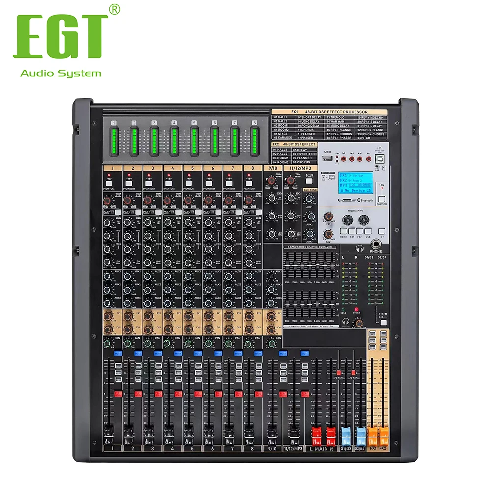 12/16/20/24 Channel Professional Stage Sound Audio Mixer - Buy Mixer ...