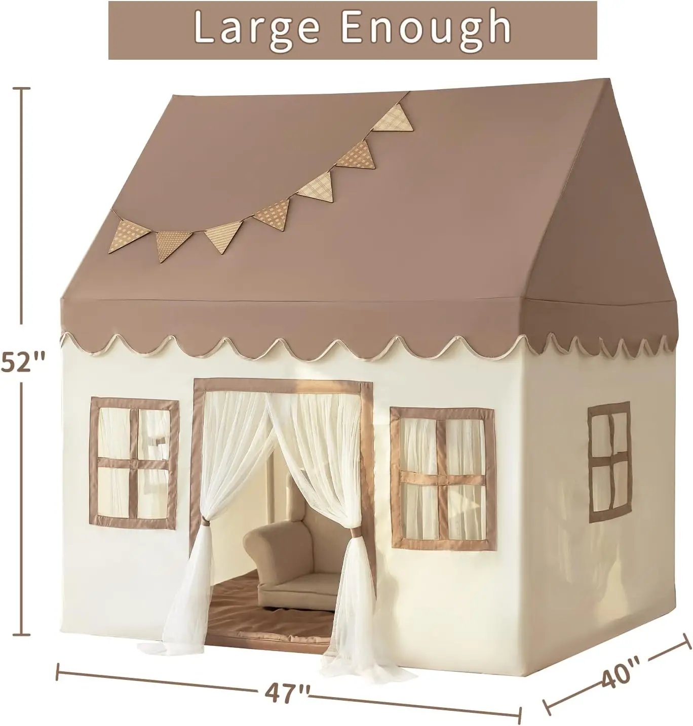 Lm Kids Playground Indoor Play Tent With Mat Kids Play Tent Bed Tent ...