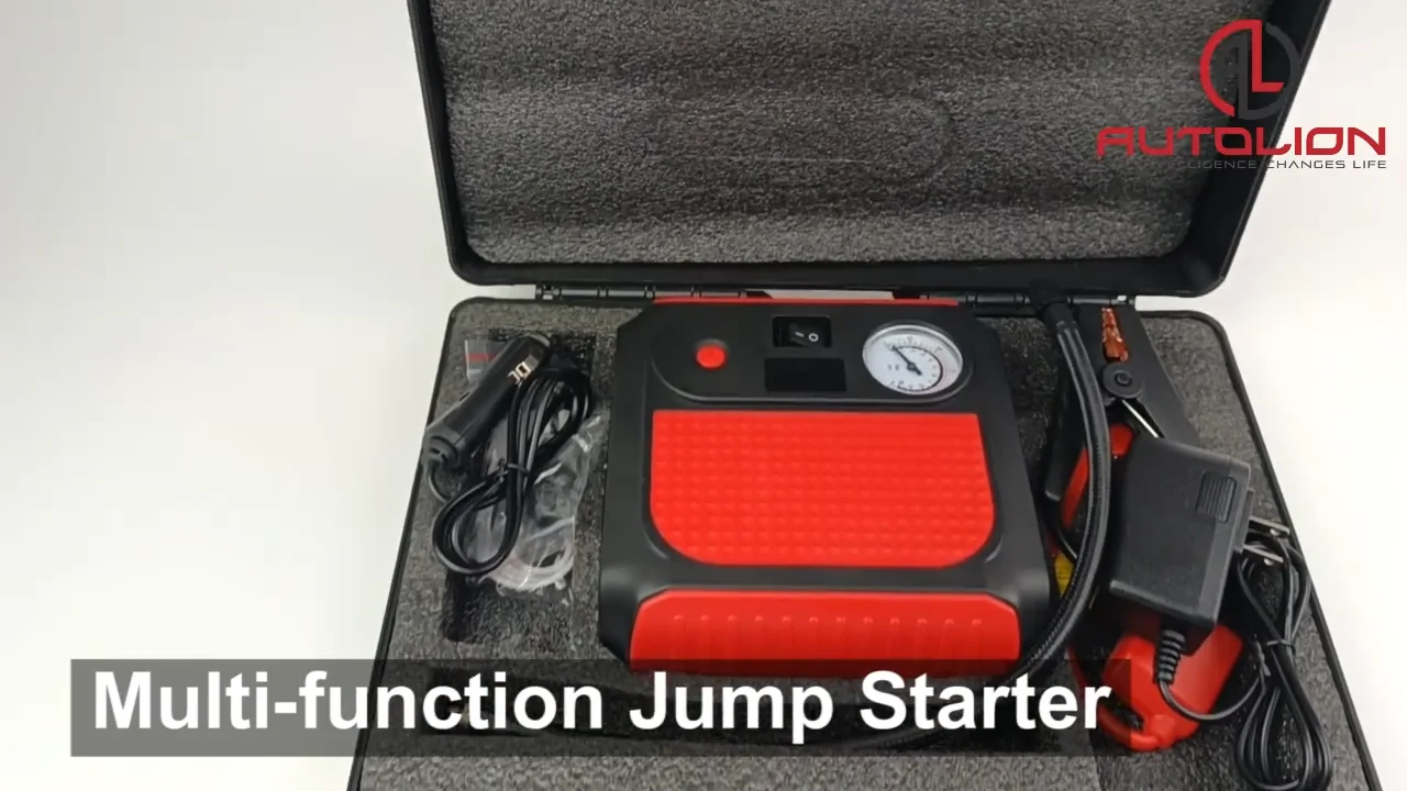 Multi-function Jump Starter 600a 16800mah Power Bank 150psi Air ...