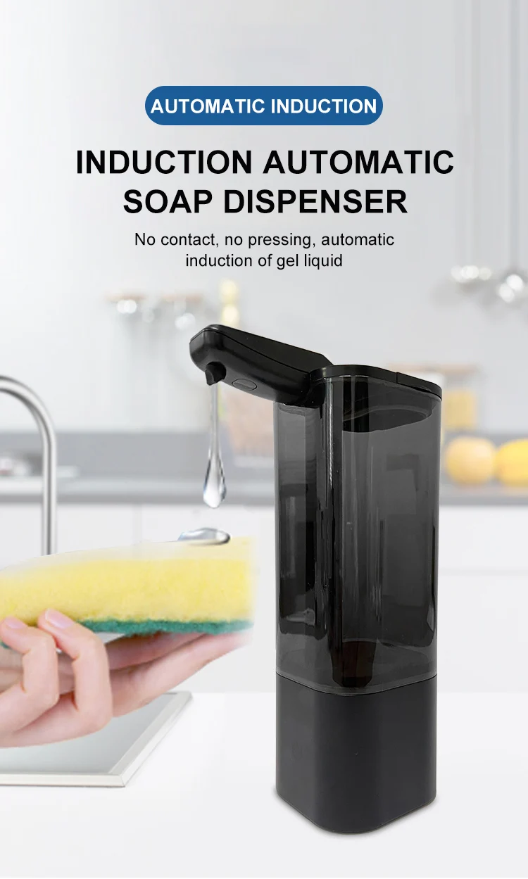 New Design 550ml Hotel Liquid Touchless Soap Dispenser Wall Mount ...