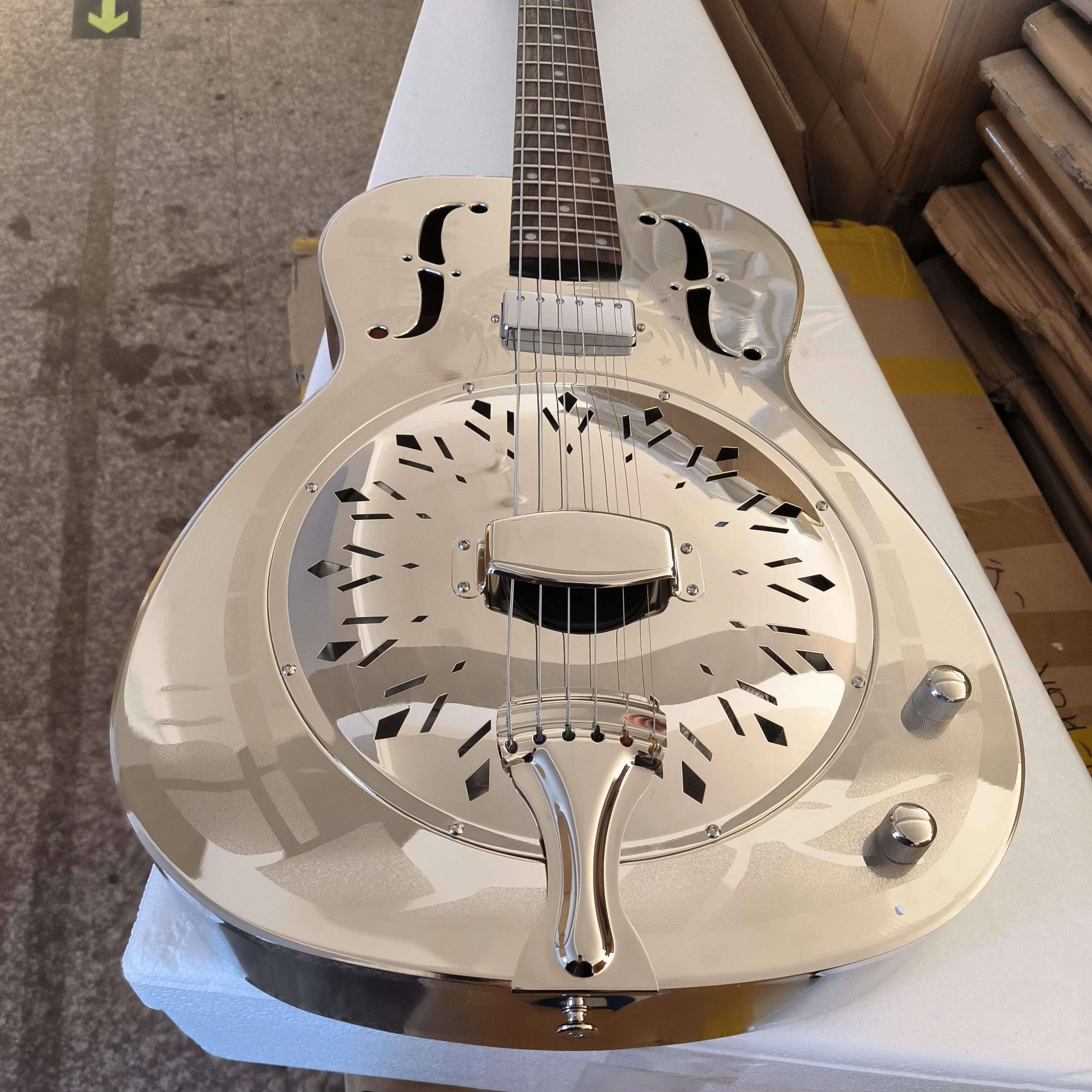 Jonathan resonator guitar, resophonic guitars, Metal Body Duolian ...