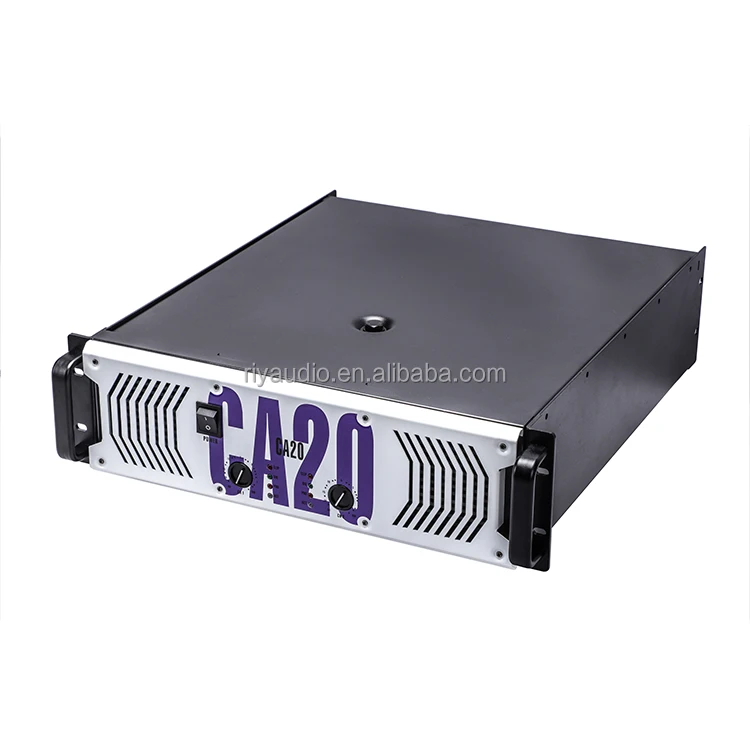 CA20 White Panel Power Amplifier - 2 Channel High Power Audio Amplifier ...