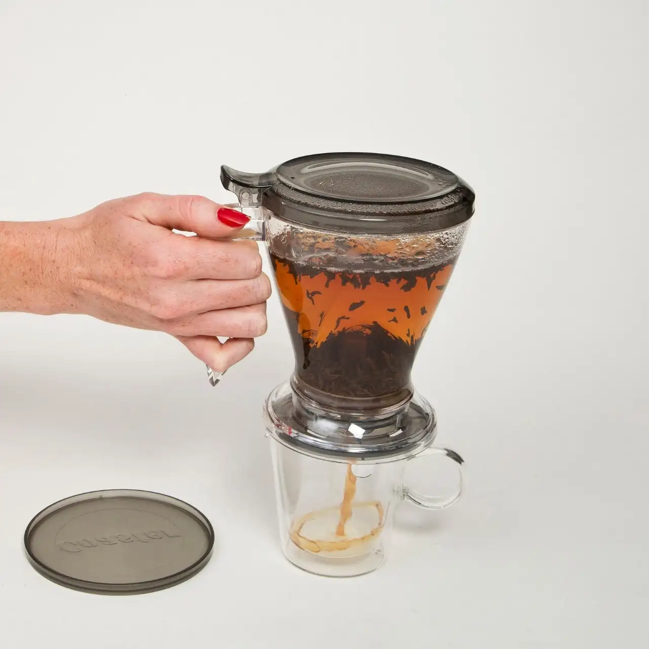 20 Oz Handy Brew - Perfect Tea Maker with Bottom Dripper