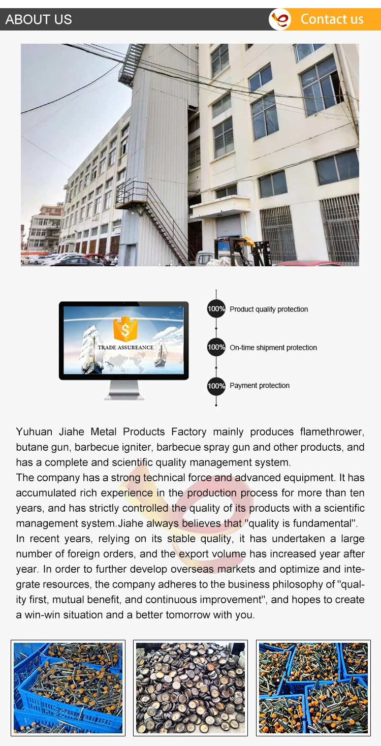 High Temperature Flamethrower Portable Blowtorch Head Household Meat ...