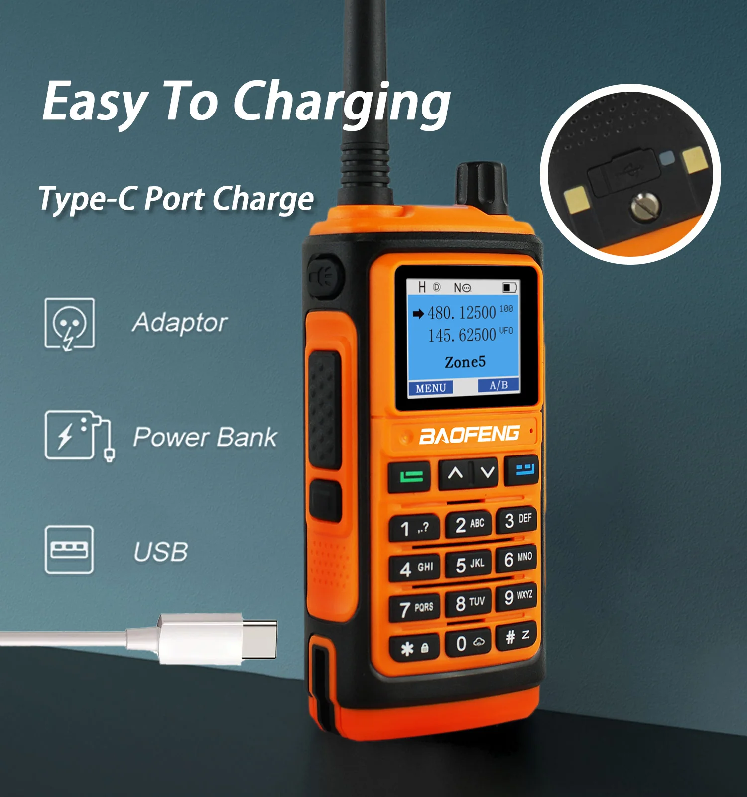 Newest Baofeng Uv-17 Uhf Vhf High Power Analog Waki Taki Baofeng Dual ...