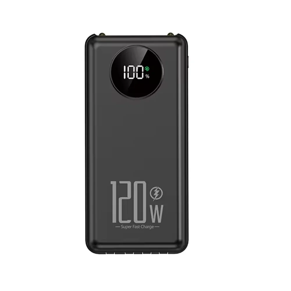 OEM Logo 120W Fast Charging Powerbank with LED Screen 10000mAh Portable ...