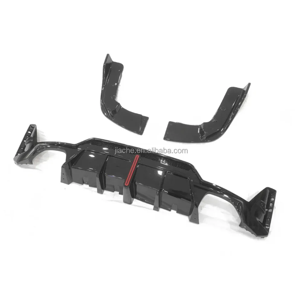 ABS Rear Diffuser Bumper Chin Spoiler Body Kits Rear Splitters Flaps ...