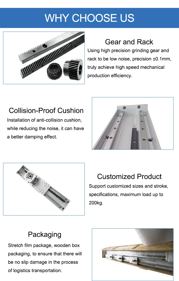 Gantry Robot Xyz 4 Axis Cartesian Robot Rack Pinion Driven Linear Guide Stage Slide Cnc Motion