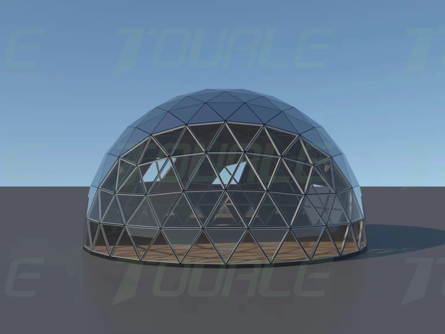 Camping Dome House - Big Geodesic Dome Kit Tents Glamping