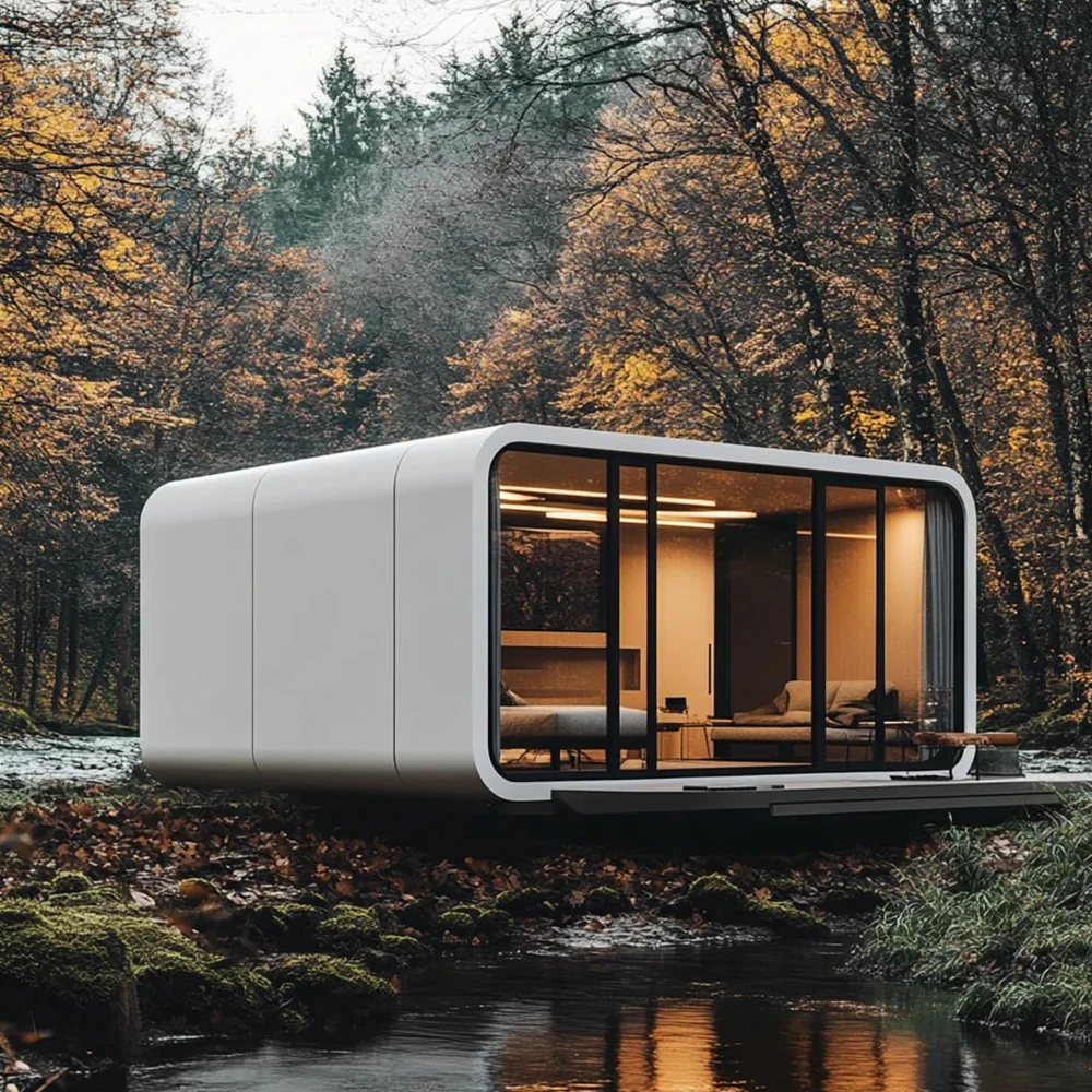 Forest Oxygen bar Apple Cabin Nordic Wind Moisture Resistant Apple ...