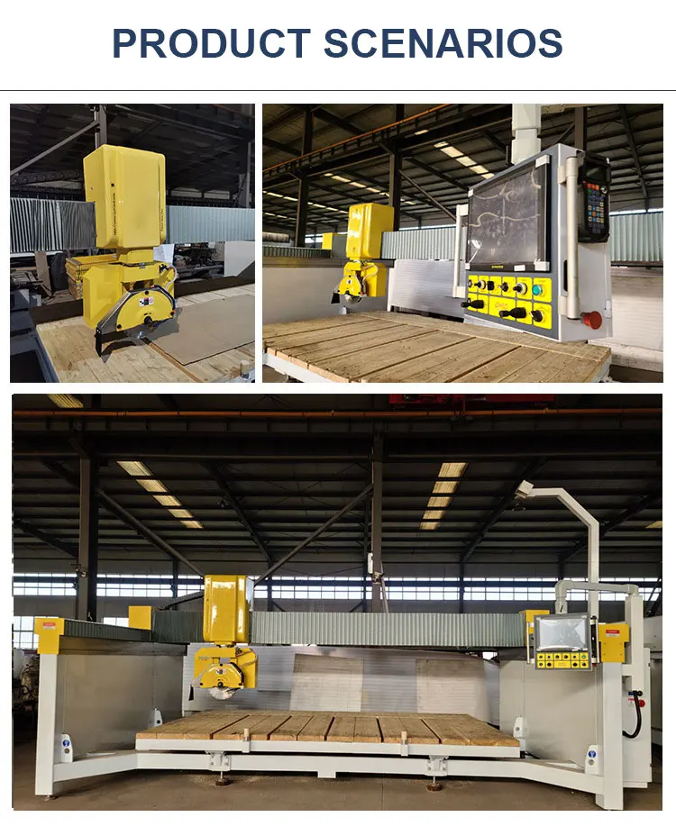 Hoyun Cnc Bridge Saw 3/5 Axis Countertops 3d Marble Granite Cnc Bridge ...