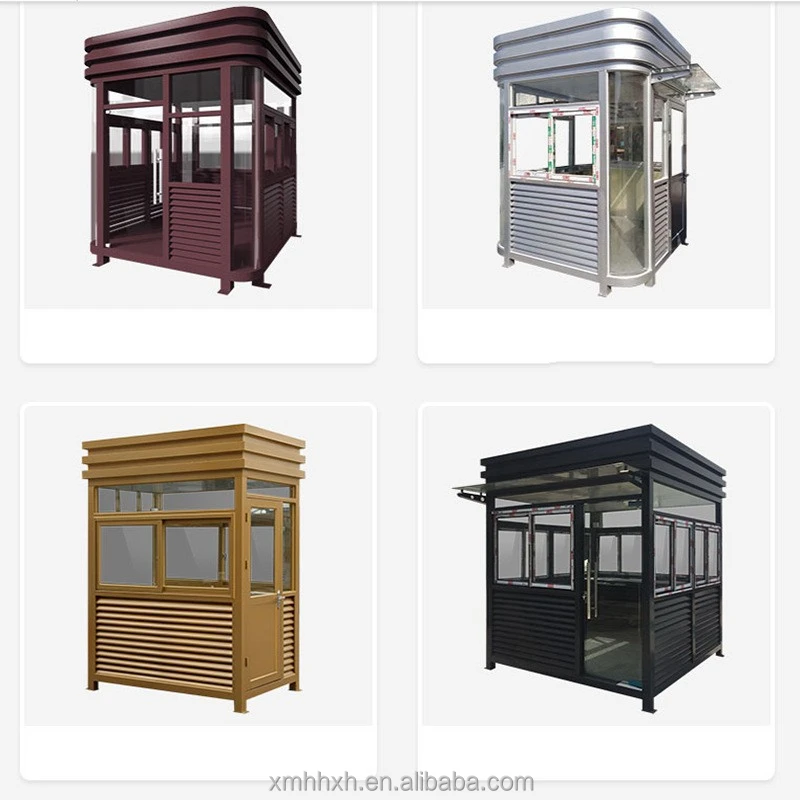 Small Guard House Outdoor Modern Security Booth Portable Security Safe ...
