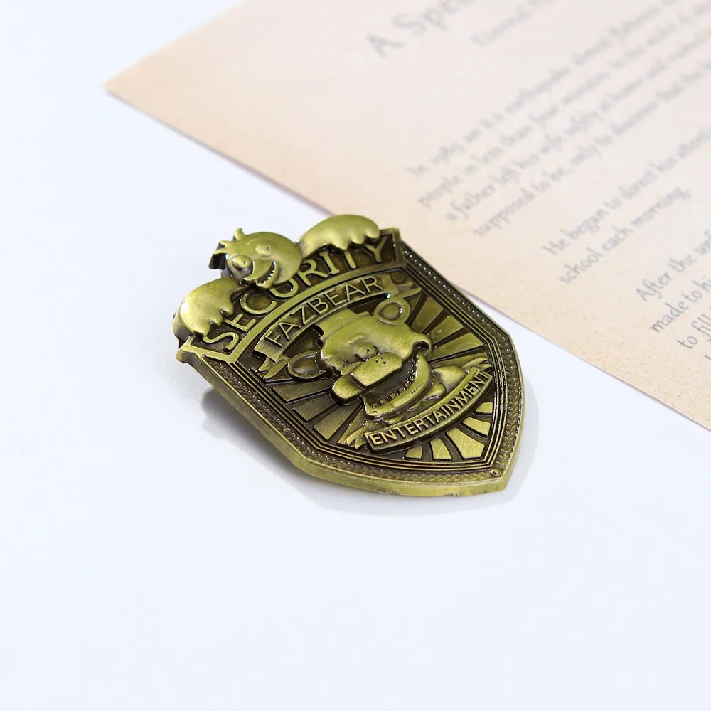 Fnaf Security Guard Badge Freddy Fazbear's Night Guard In Fnaf Costume ...
