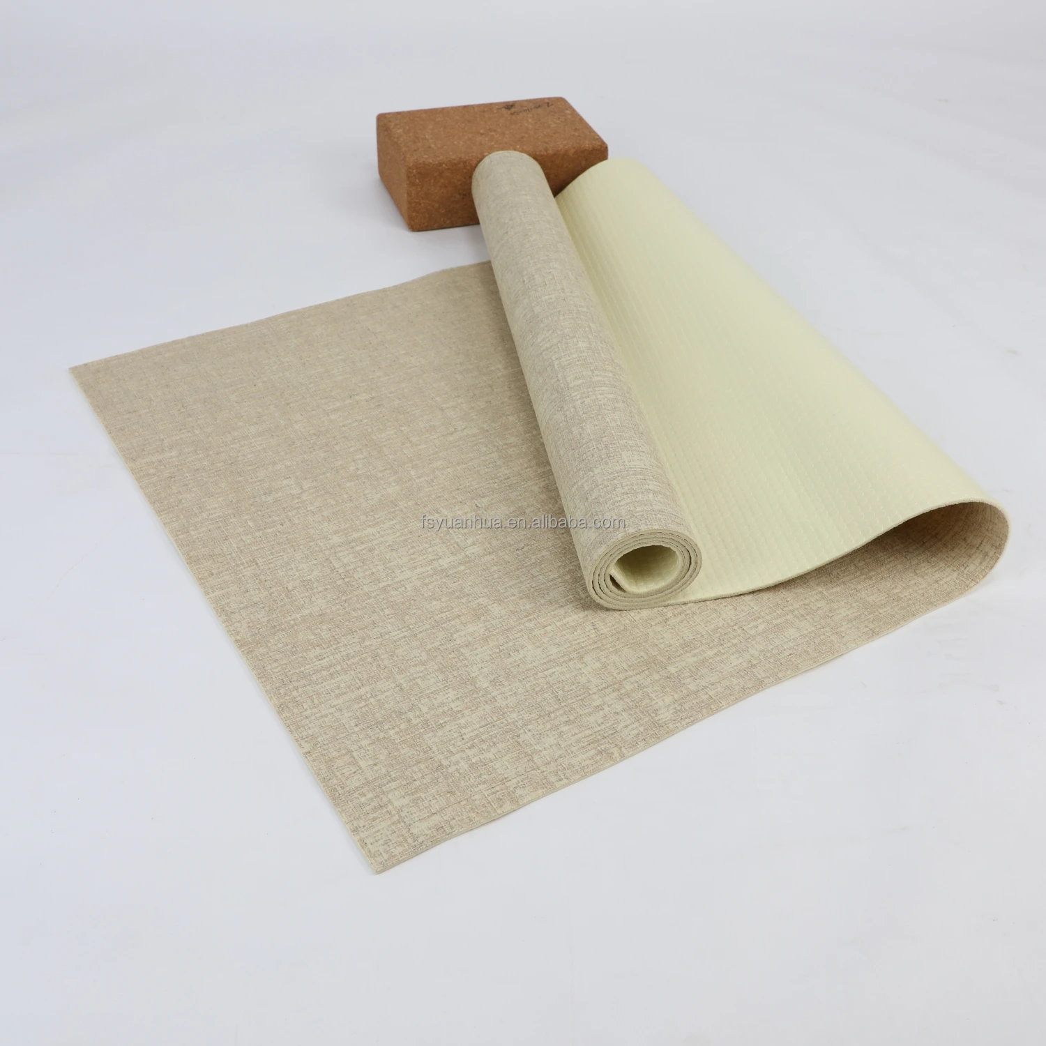 Eco Friendly Natural Organic Custom Logo Beige Durable Anti Slip Jute ...