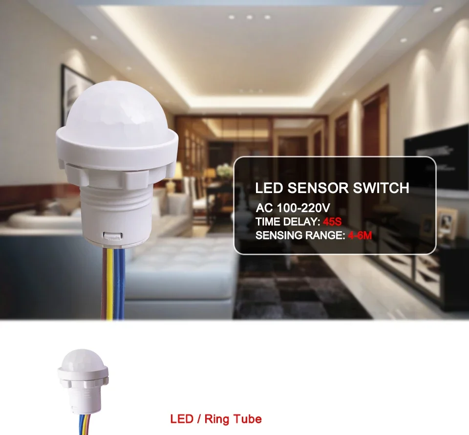 Mini Pir Infrared Sensor Module Detector Smart Switch Controller Human ...